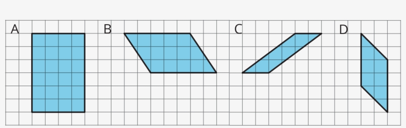 Download Parallelogram - Area Of Parallelogram On Grid | Transparent ...