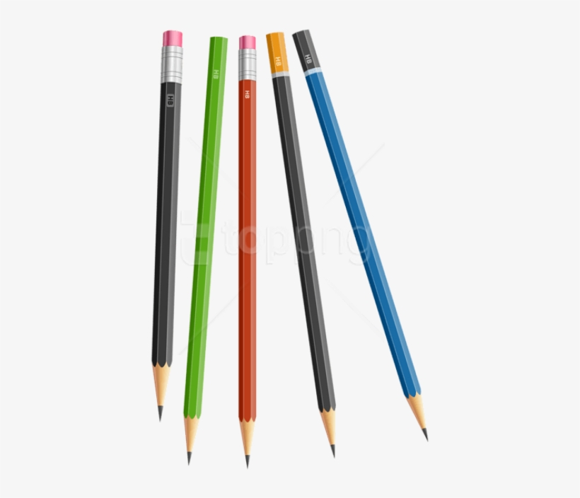Free Png Hb Pencils Set Png Images Transparent - Clip Art PNG Image ...