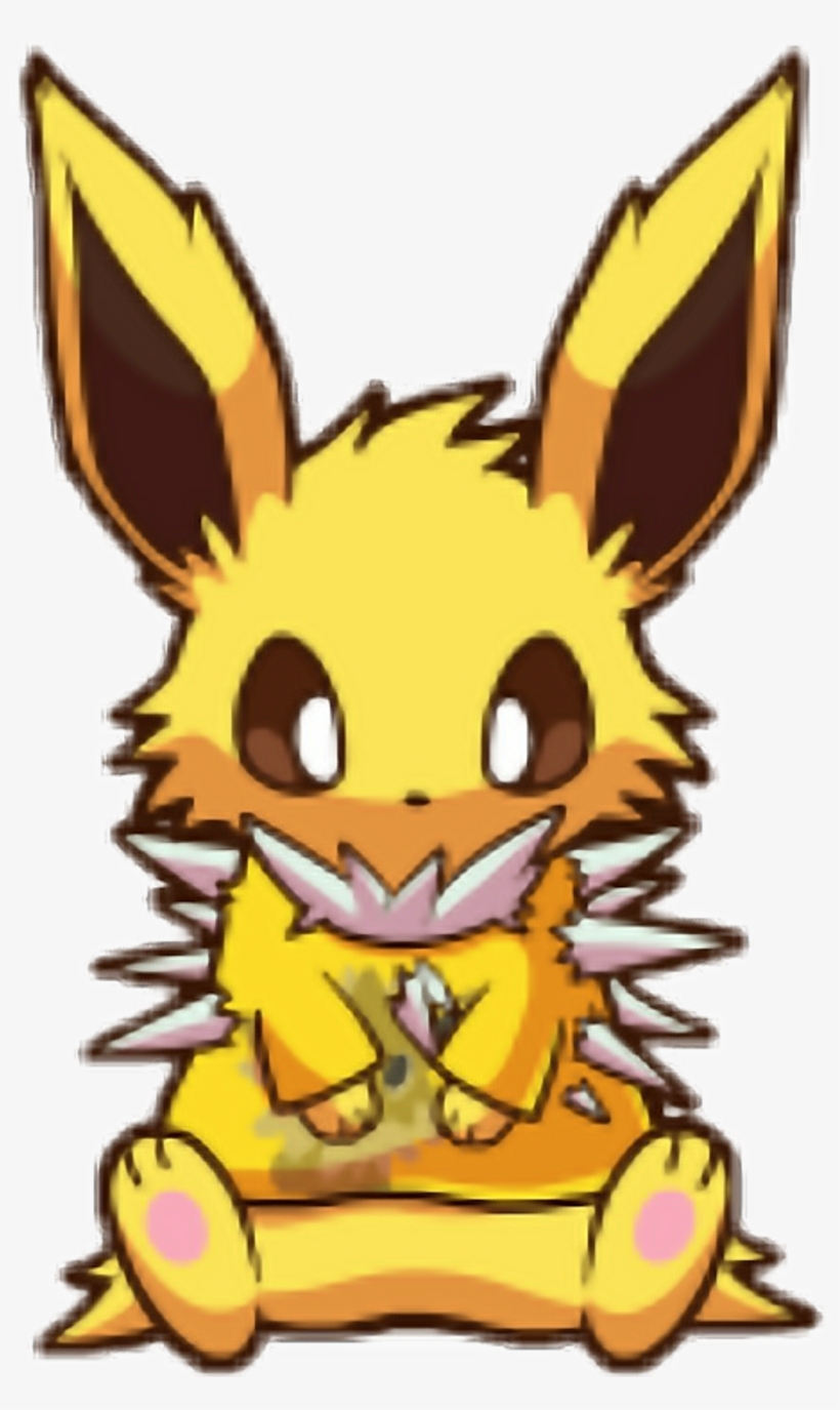 Jolteon Sticker - Cartoon PNG Image | Transparent PNG Free Download on ...