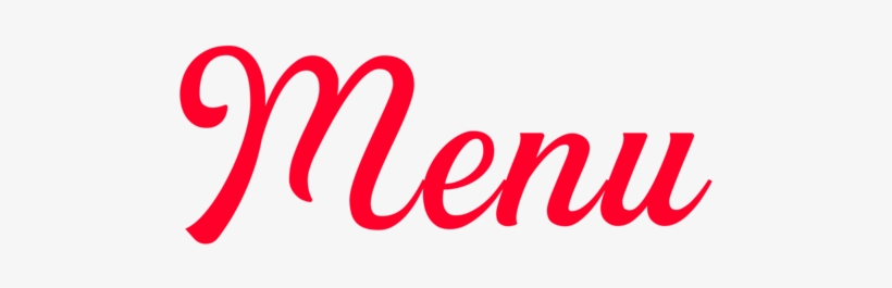 Download Menu - Calligraphy | Transparent PNG Download | SeekPNG