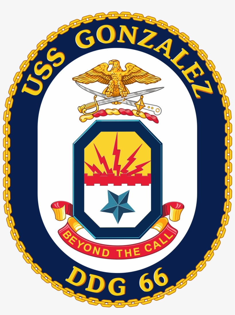 Download Uss Gonzalez Ddg-66 Crest - Uss Wasp Lhd 1 Emblem ...