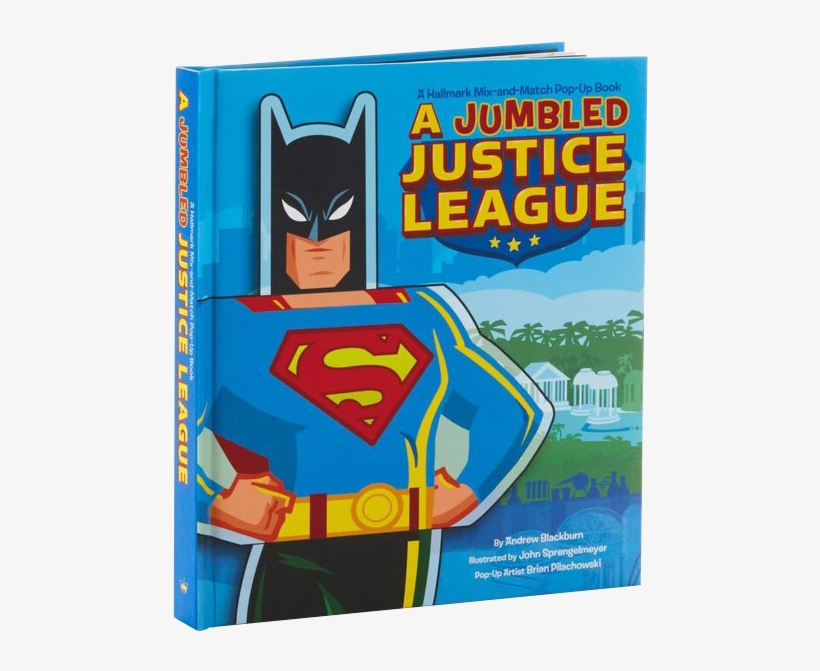 A Jumbled Justice League Book - Cartoon PNG Image | Transparent PNG ...