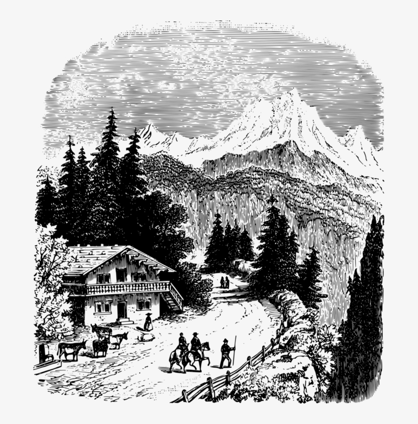 689 X 750 5 - Drawing Mountain Ranges PNG Image | Transparent PNG Free ...