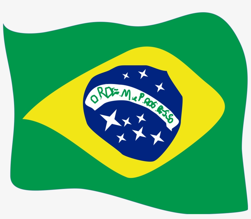 Flag Of Brazil - Draw Brazil Flag PNG Image | Transparent PNG Free ...