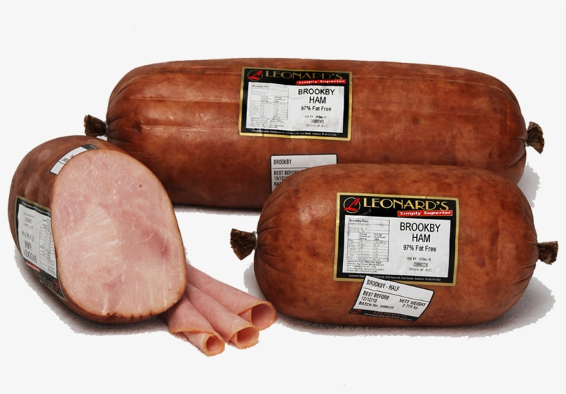 Brookby 97% Fat-free Leg Ham - Knackwurst PNG Image | Transparent PNG ...