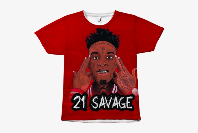 21 Savage Full Art Shirt - 21 Savage PNG Image | Transparent PNG Free ...