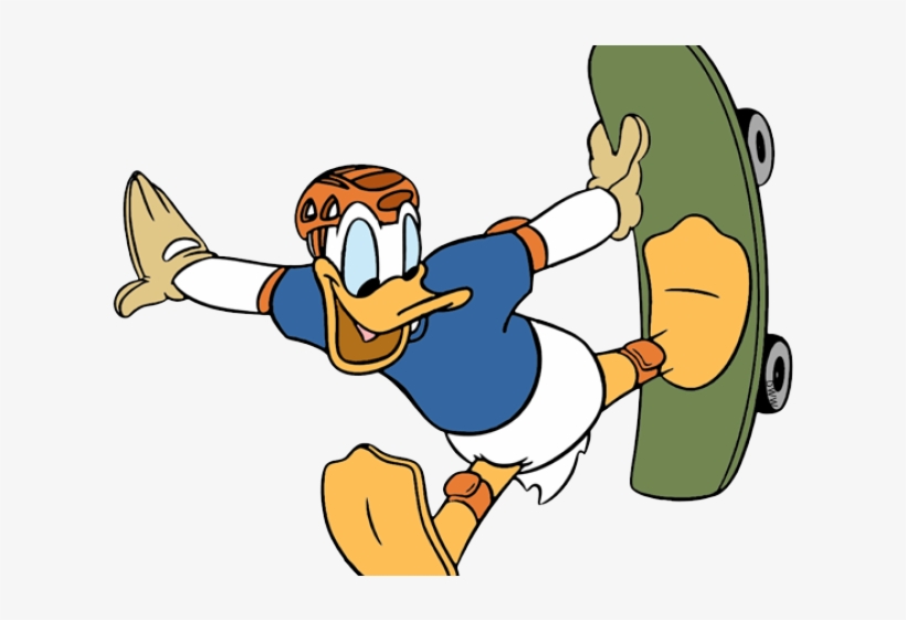 Download Skateboard Clipart Mickey Mouse Clubhouse - Cartoon ...