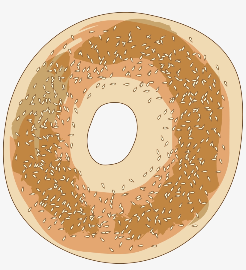 Bagel Clipart Plain - Bagels Clipart Png PNG Image | Transparent PNG ...