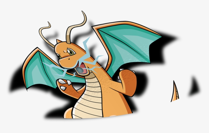 Dragonite Peeker Sticker - Cartoon PNG Image | Transparent PNG Free ...