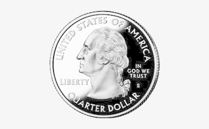 Coin Bite, Us Quarter - Quarter PNG Image | Transparent PNG Free ...