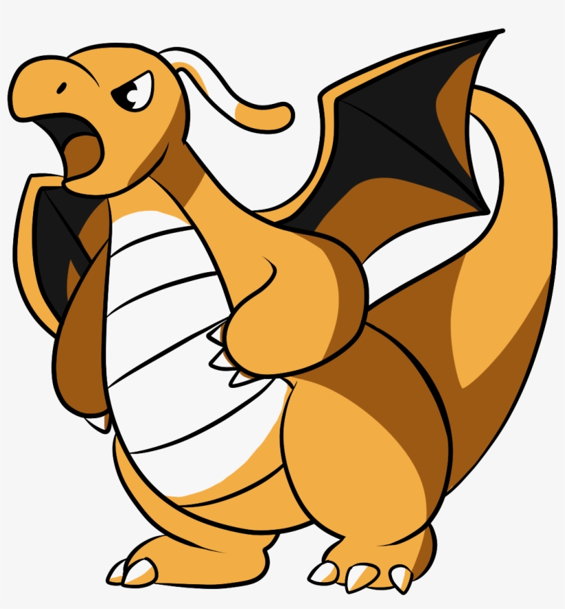 Even More Retro Dragonite - Dragonite Gen 1 Sprite PNG Image ...