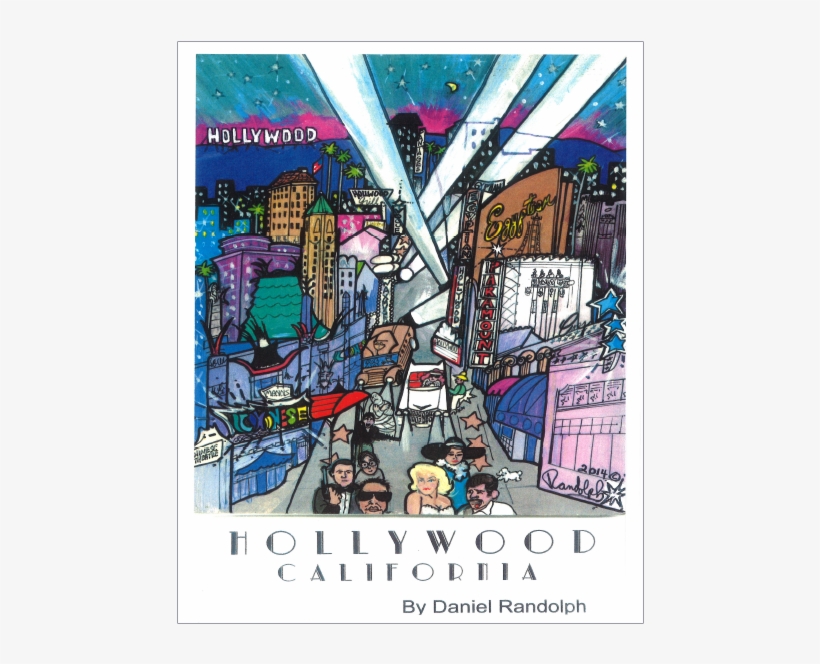 Hollywood Travel Posters - Daniel Randolph Artist PNG Image ...