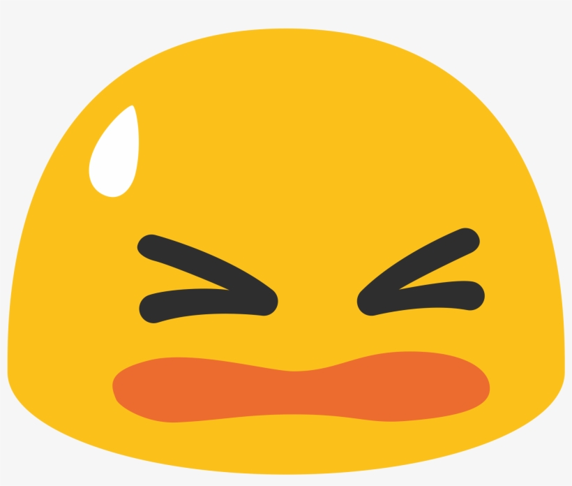 Exhausted Face Emoticon