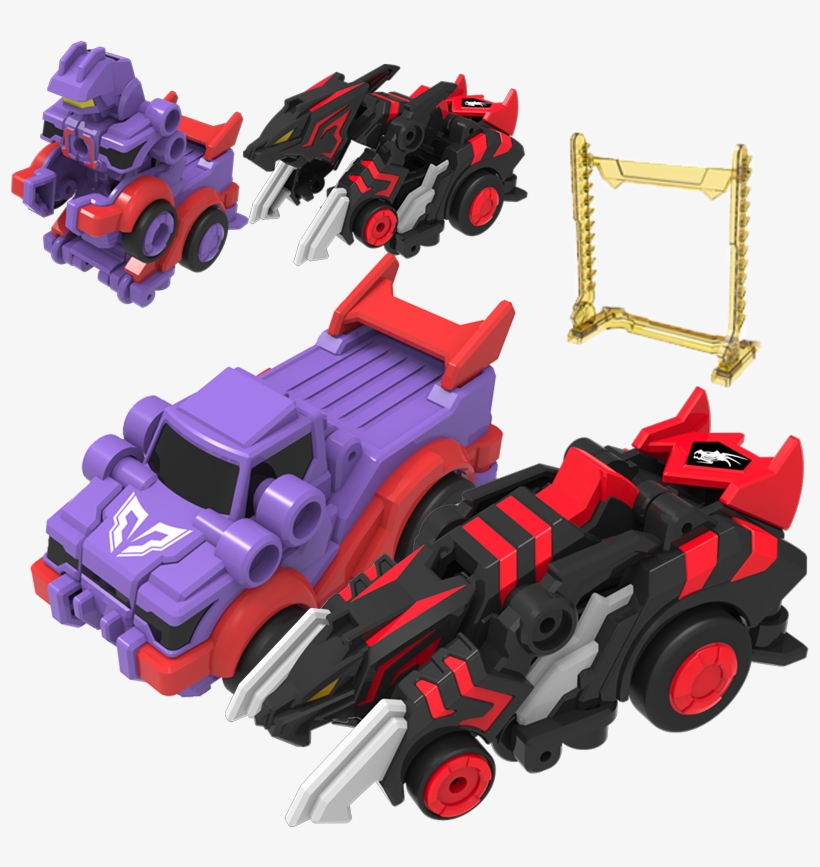 Jumping Warrior Toy Transformer Car Fire Knight Purple - Tốc Chiến Thần ...