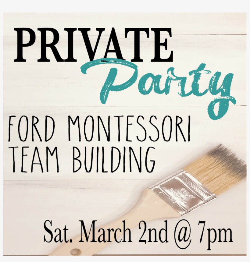 March 2nd @ 7pm- Ford Montessori Team Building - Calligraphy PNG Image ...