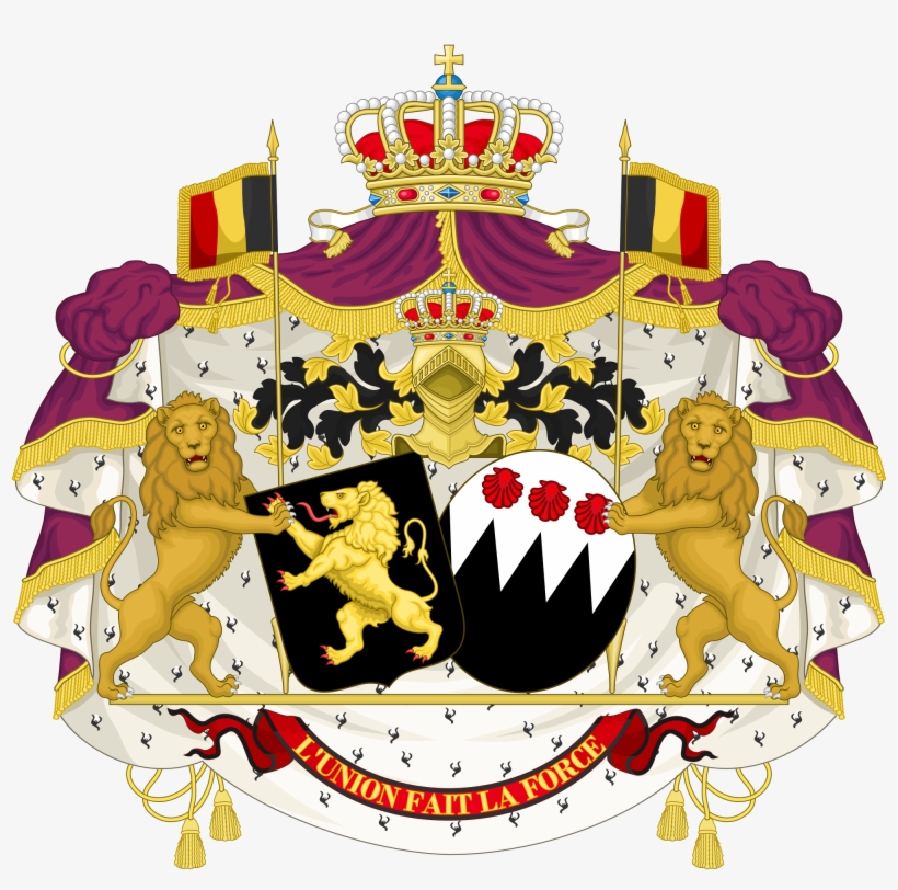 Open - Royal Coat Of Arms Belgium PNG Image | Transparent PNG Free ...