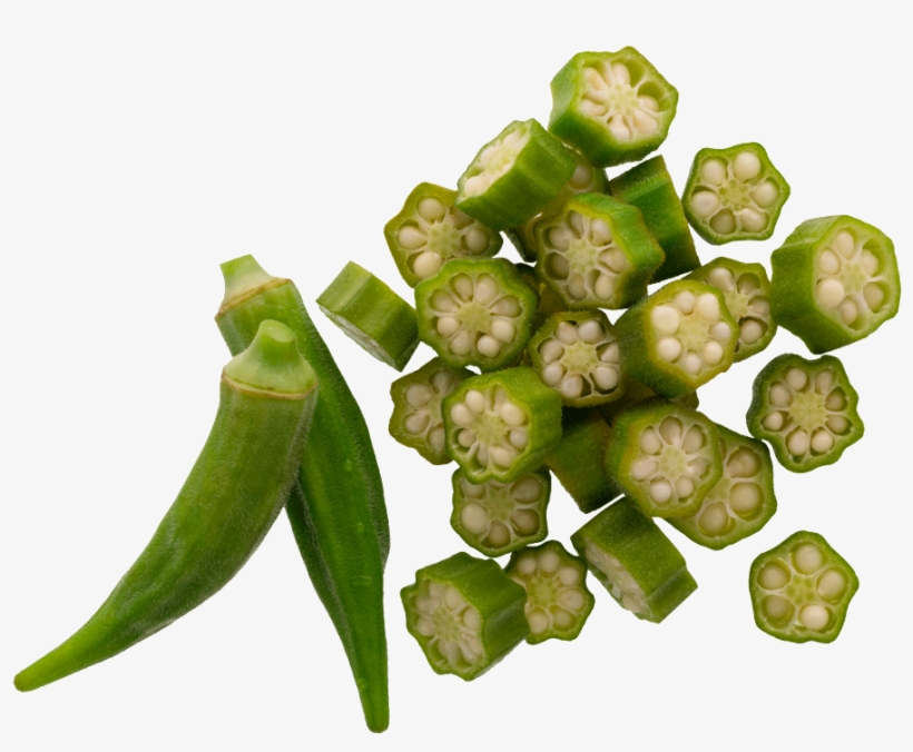 Cut Okra - Okra PNG Image | Transparent PNG Free Download on SeekPNG