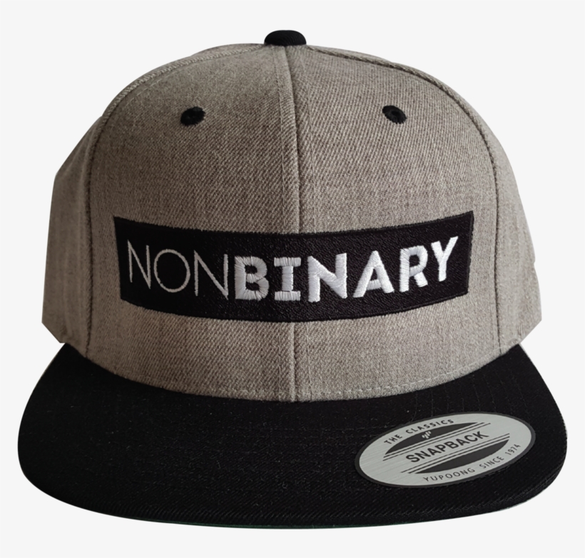 Nonbinary Grey Snapback - Baseball Cap PNG Image | Transparent PNG Free Download on SeekPNG
