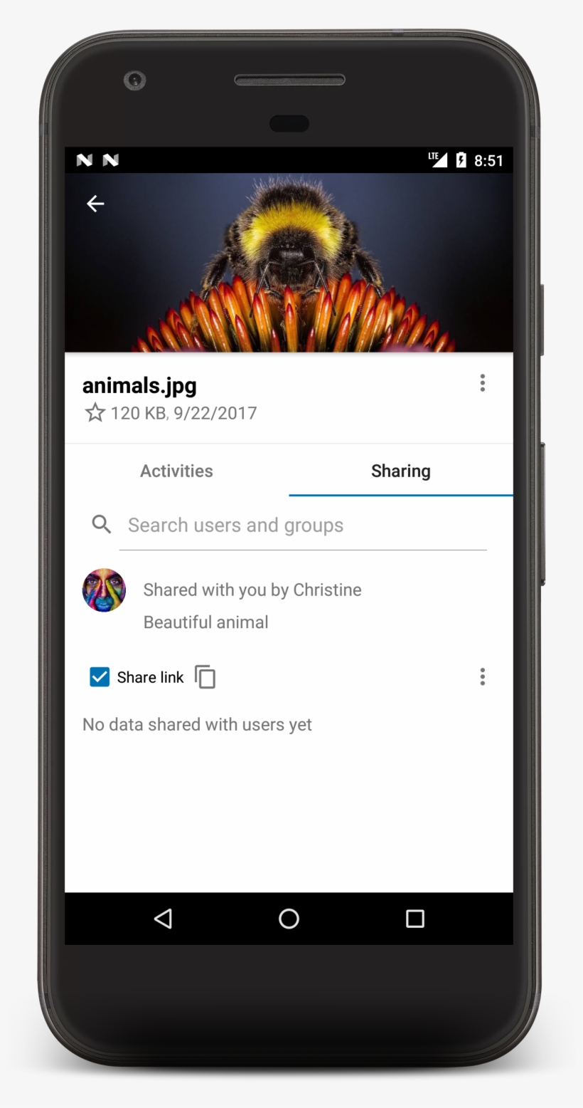 The App Shows You The Note You Received With A Share - Comments App PNG ...