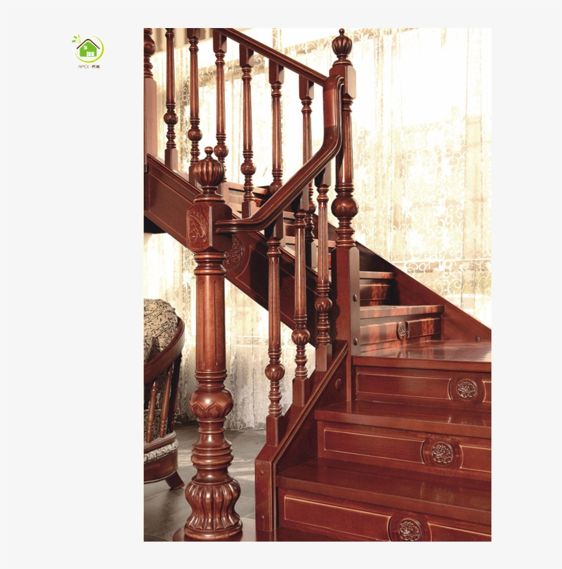 Soundproof Solid Wood Stair Step Railing Design Philippines - Wood ...