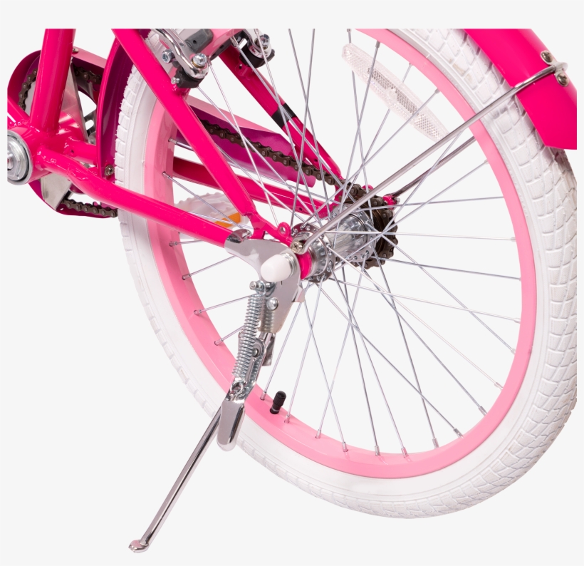 Og Bicycle For Kids Kickstand Detail04 - Hybrid Bicycle PNG Image ...