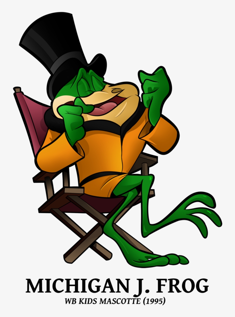 Michigan J Frog By Boscoloandrea - Wb Logo Michigan J Frog PNG Image ...