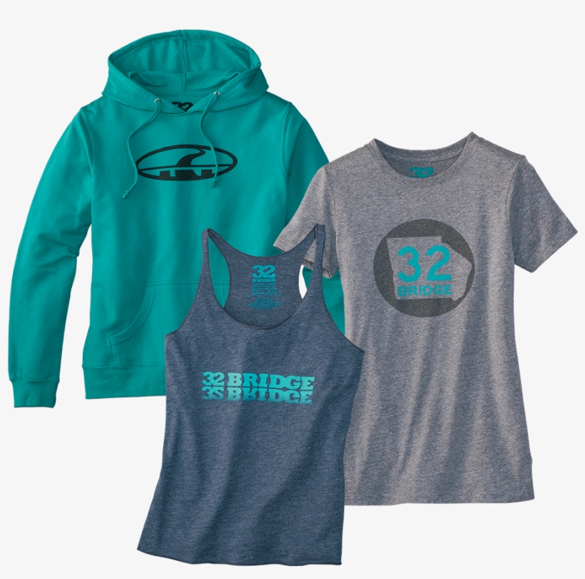 Download Women's 32 Bridge Clothing - Hoodie | Transparent PNG Download ...