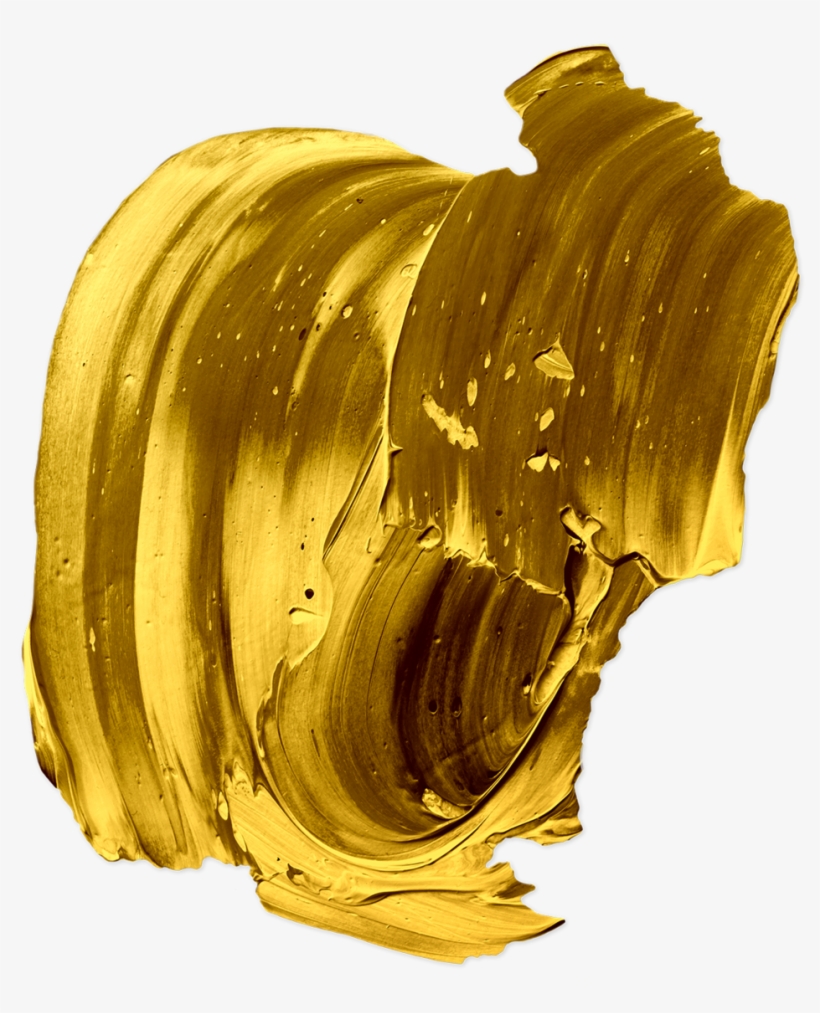 Drawing Gold Paint Image Free Stock - Png Transparent Golden Paint PNG ...