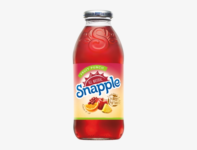 Snapple Jugo Ponche De Frutas - Snapple Fruit Punch, 16 Fl Oz Glass ...