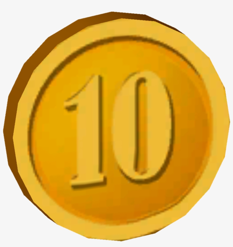 Pre-alpha Gold Coin ''10'' - Gold Coin 1 PNG Image | Transparent PNG ...