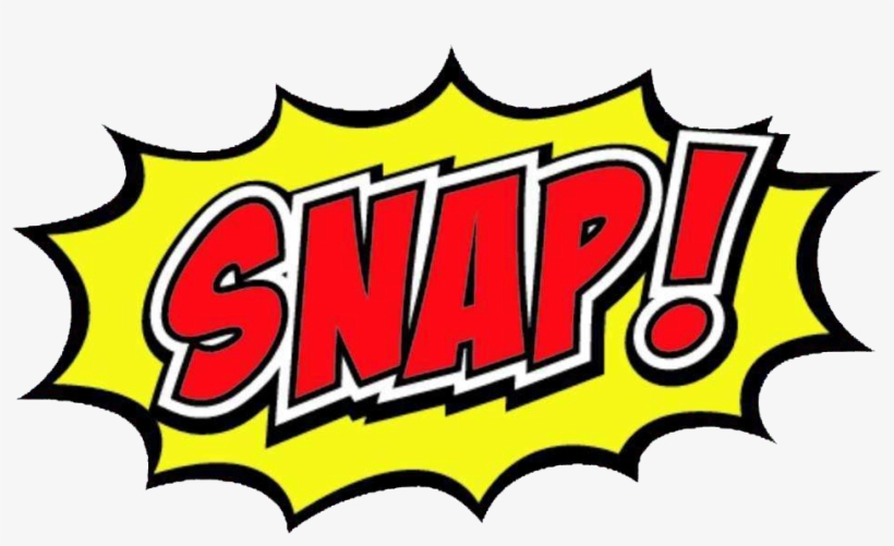 Snap Snap Comic Comics Emetcomics Sticker Art Effect - Snap Comic PNG ...
