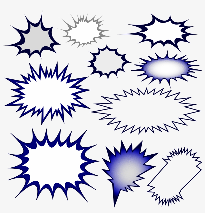 Comics Cartoon Comic Exploded Material Transprent Png - Explosion Box ...