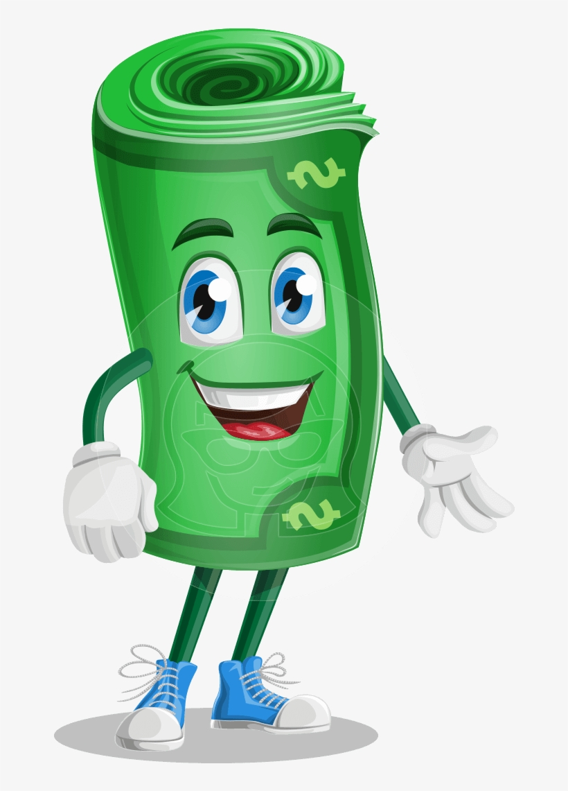 Dollar Banknote Vector Character Pack - Character Money PNG Image ...