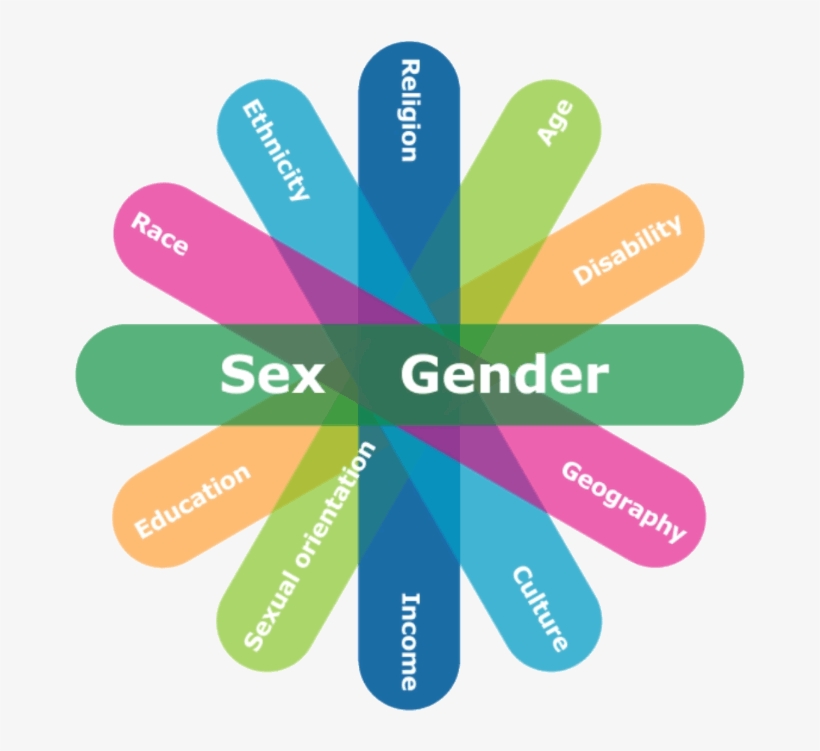 Fig - 1 - Intersectionality - Intersecting Identities PNG Image ...