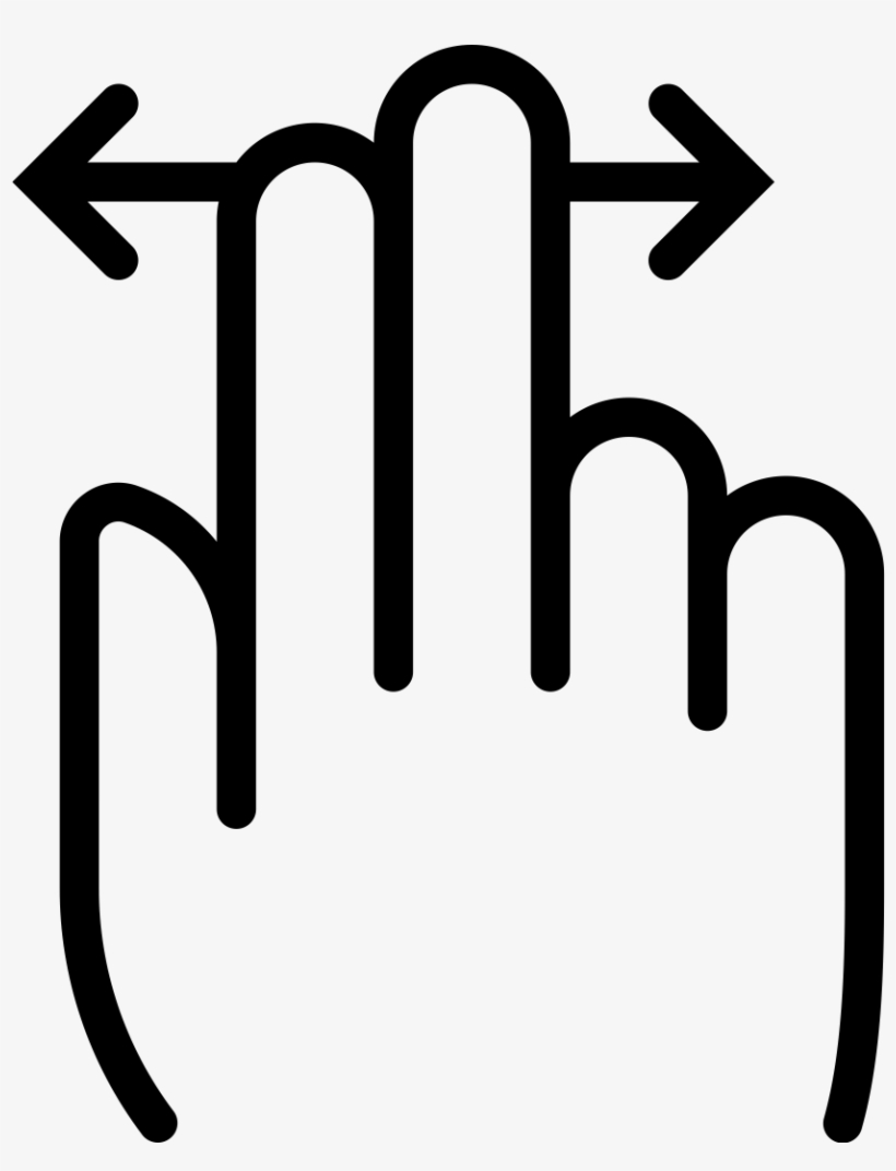 Swipe Left Right Icon Clipart , Png Download - Swipe Icon PNG Image ...