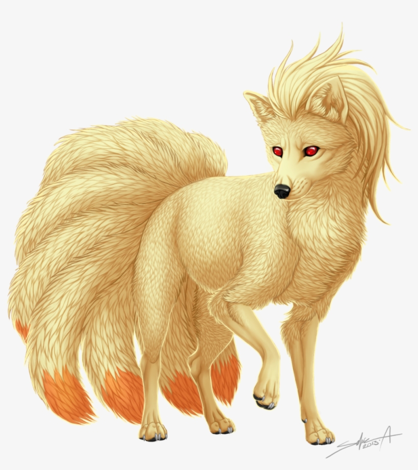 Ninetales By Transparentghost-d6pwiv6 - Illustration PNG Image ...