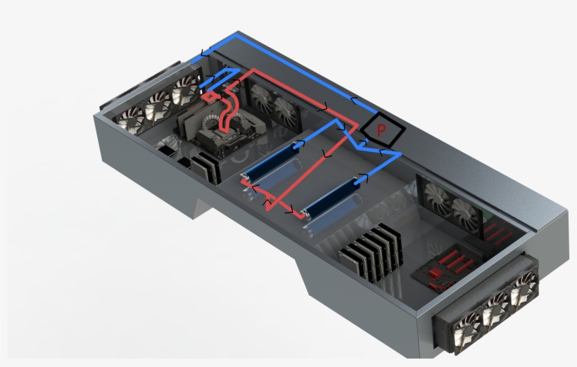 Download Computer Case Desk - Deskmod Overclock | Transparent PNG ...