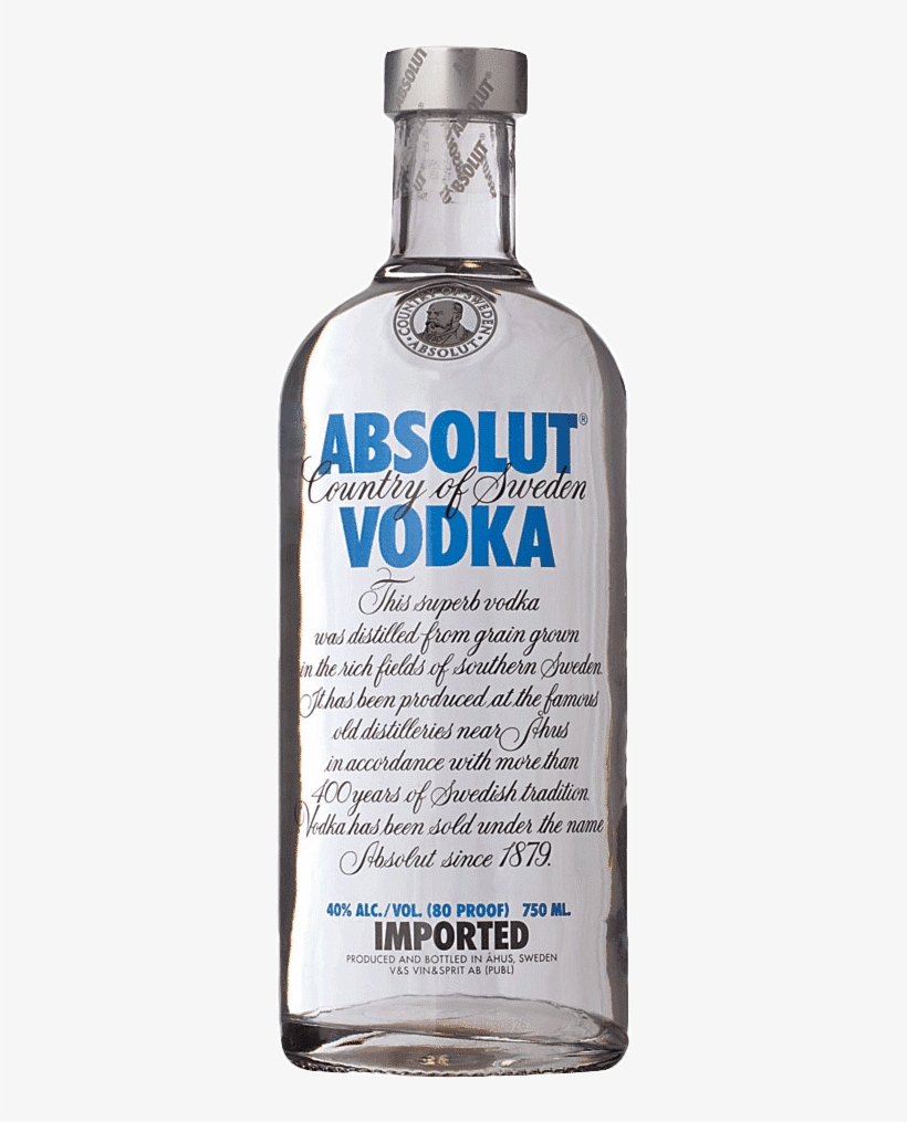 Absolut Vodka PNG Image | Transparent PNG Free Download on SeekPNG