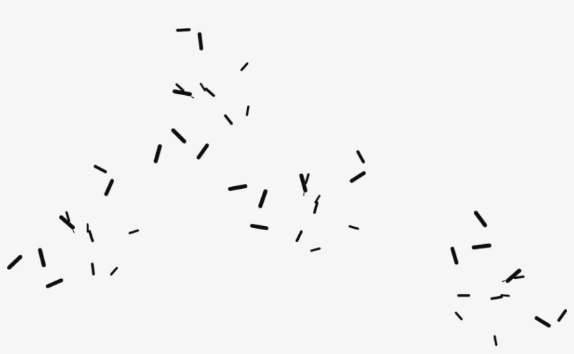 Transparent Black Confetti - Monochrome PNG Image | Transparent PNG ...