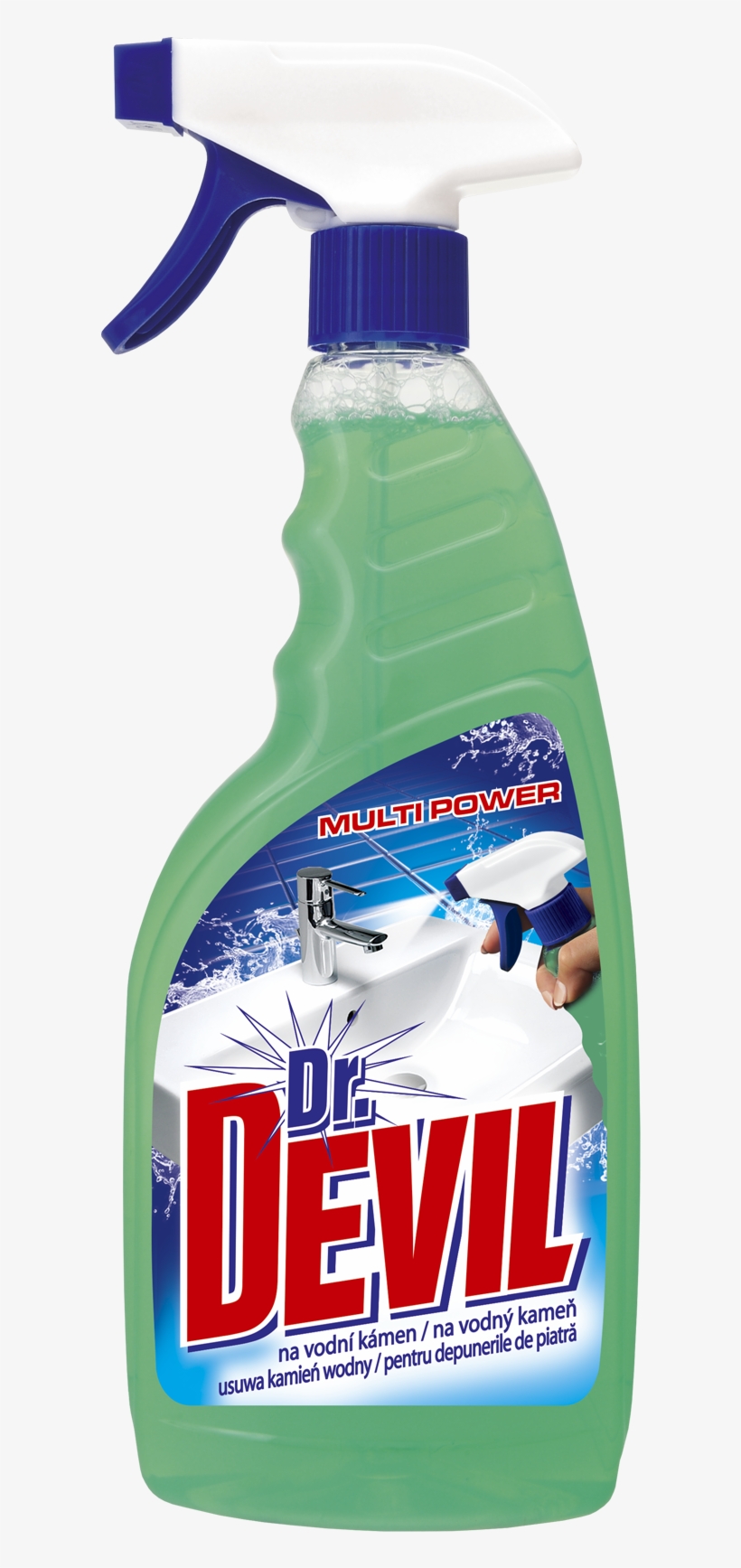 Devil Cleaning Agent For Limescale With Spray Multipower PNG Image ...