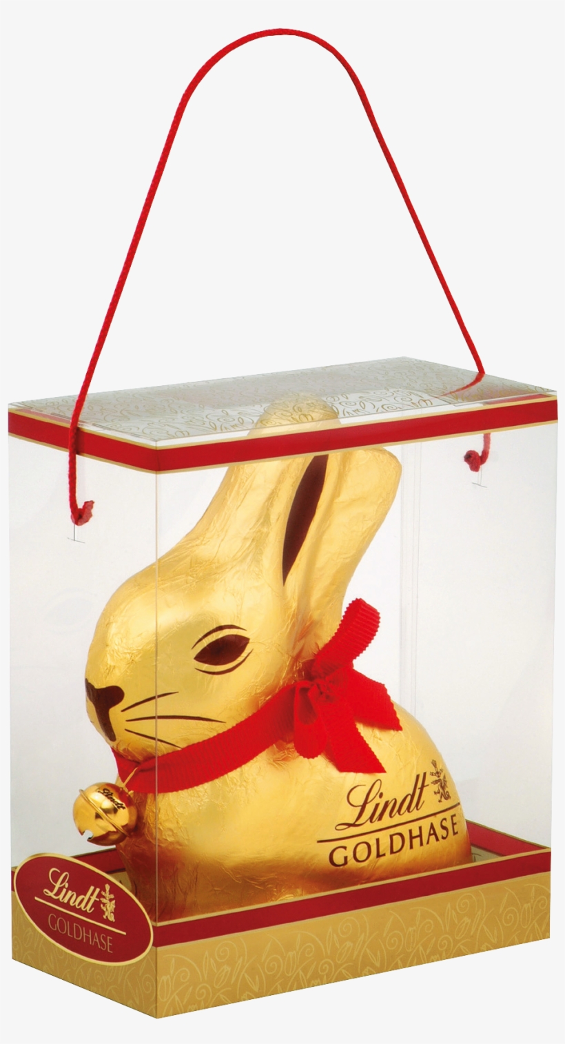 Wrapped In Its Signature Gold Foil With A Red Collar - Lindt Gold Bunny ...