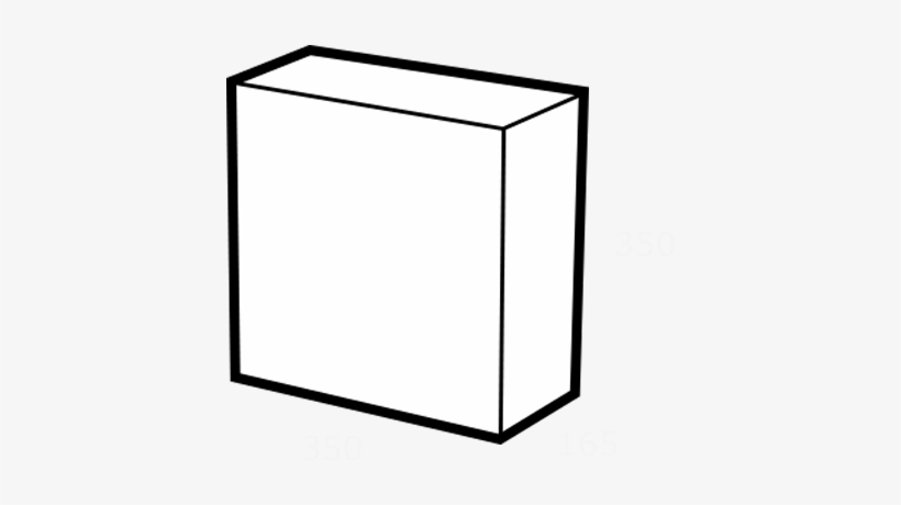 Pier Block Lineart Image With Dimensions PNG Image | Transparent PNG ...