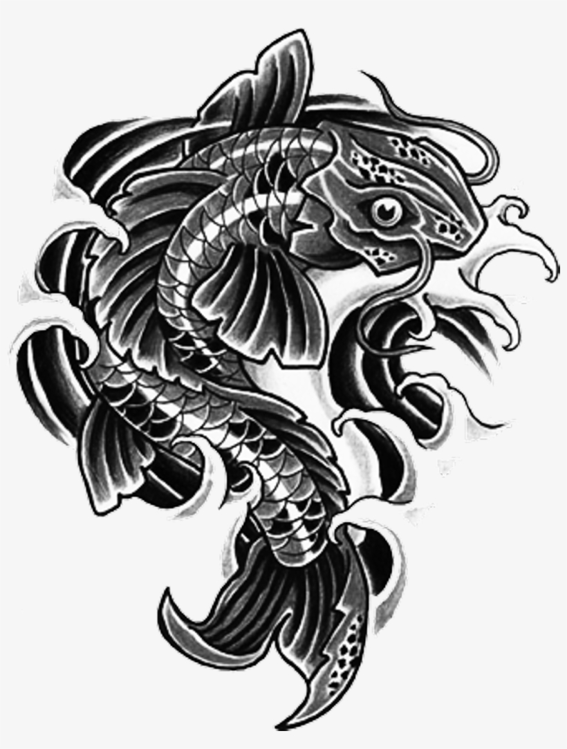 Download #tattoo #irezumi #fish #blackart #yakuza #ninja #backtattoo ...