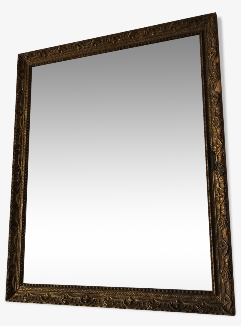 Frame Wooden Mirror 37x31cm Vintage PNG Image | Transparent PNG Free ...