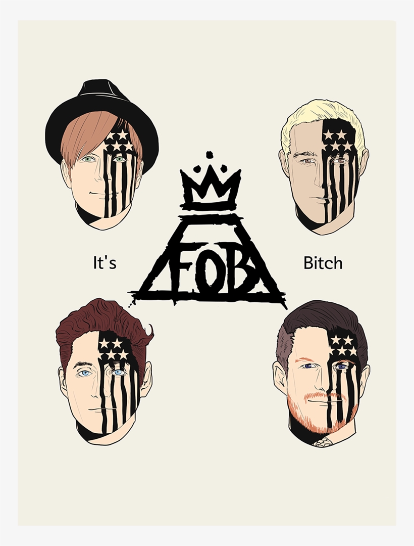 Fall Out Boy - Fall Out Boy Art PNG Image | Transparent PNG Free ...