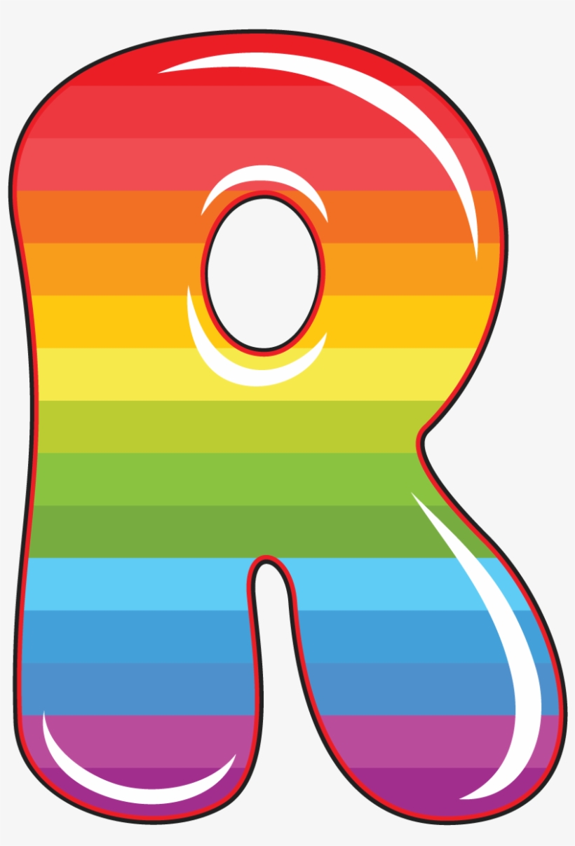 Download R Is For Rainbow, Baby Alphabet - Clipart Letter R ...