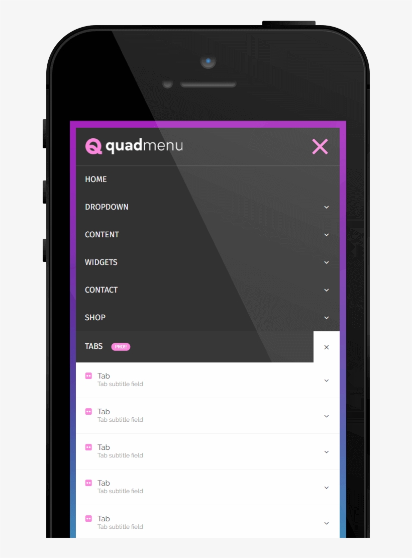 Wordpress Responsive Menu - Mega Menu Wordpress Mobile PNG Image ...