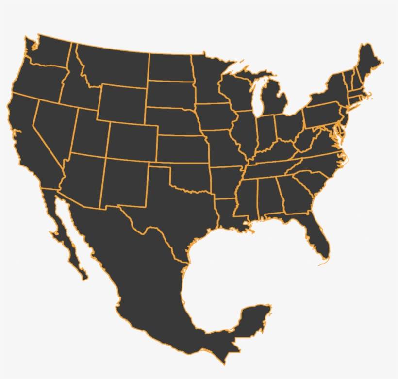 Download Download Us Mexico Map - Us And Mexico Map Outline ...