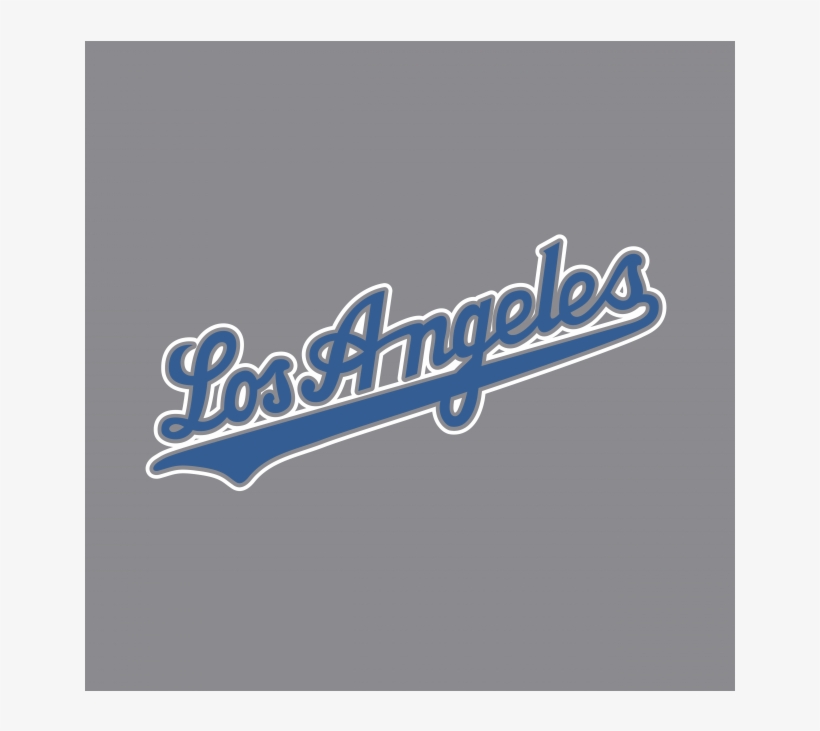 Download Los Angeles Dodgers Logo - Calligraphy | Transparent PNG ...