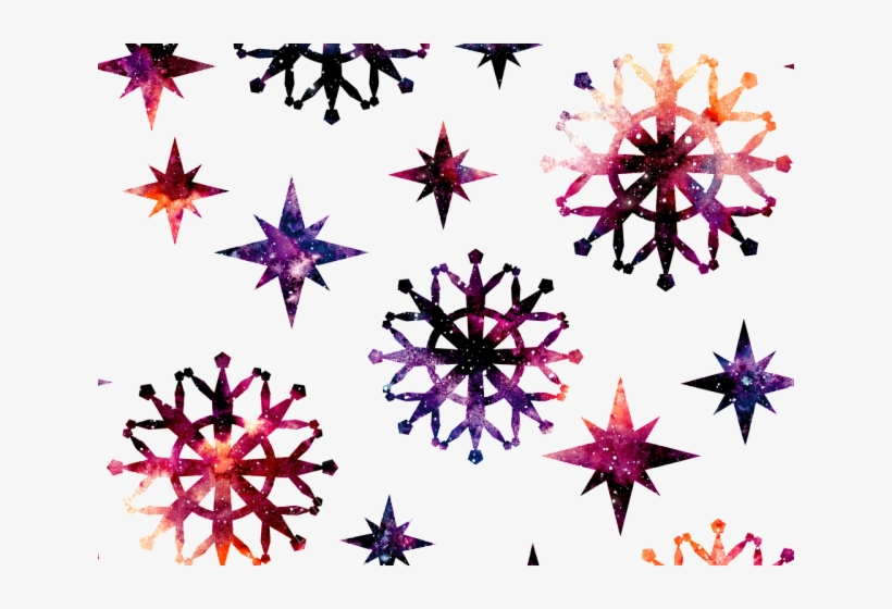 Drawn Snowflake Transparent Background - Transparent Watercolor ...